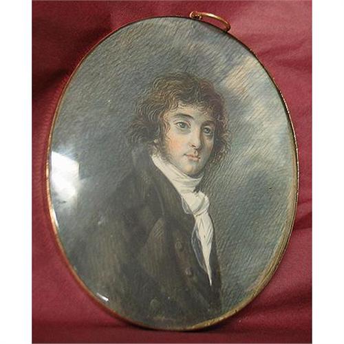 Miniature portrait painting
