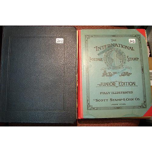 (2) Scott International Stamp Albums w/ approx. (4400) Pre-1940 Stamps