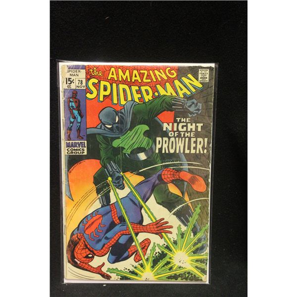 Amazing Spider-man #78 1st Appearance Prowler