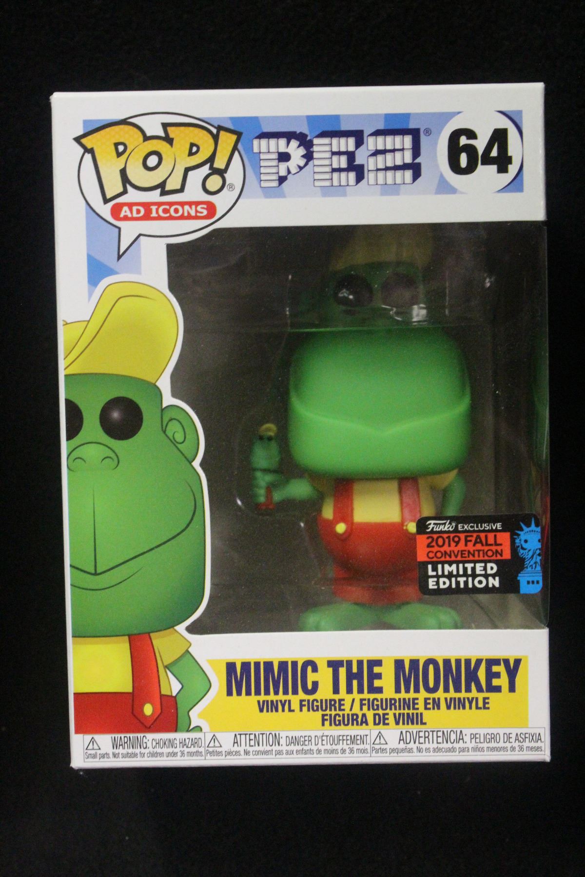 Funko Pop Vinyl Pez Mimic The Monkey Figure Fall Convention Exclusive