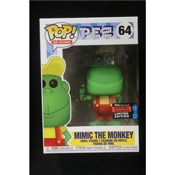 Funko Pop Vinyl Pez Mimic The Monkey Figure Fall Convention Exclusive