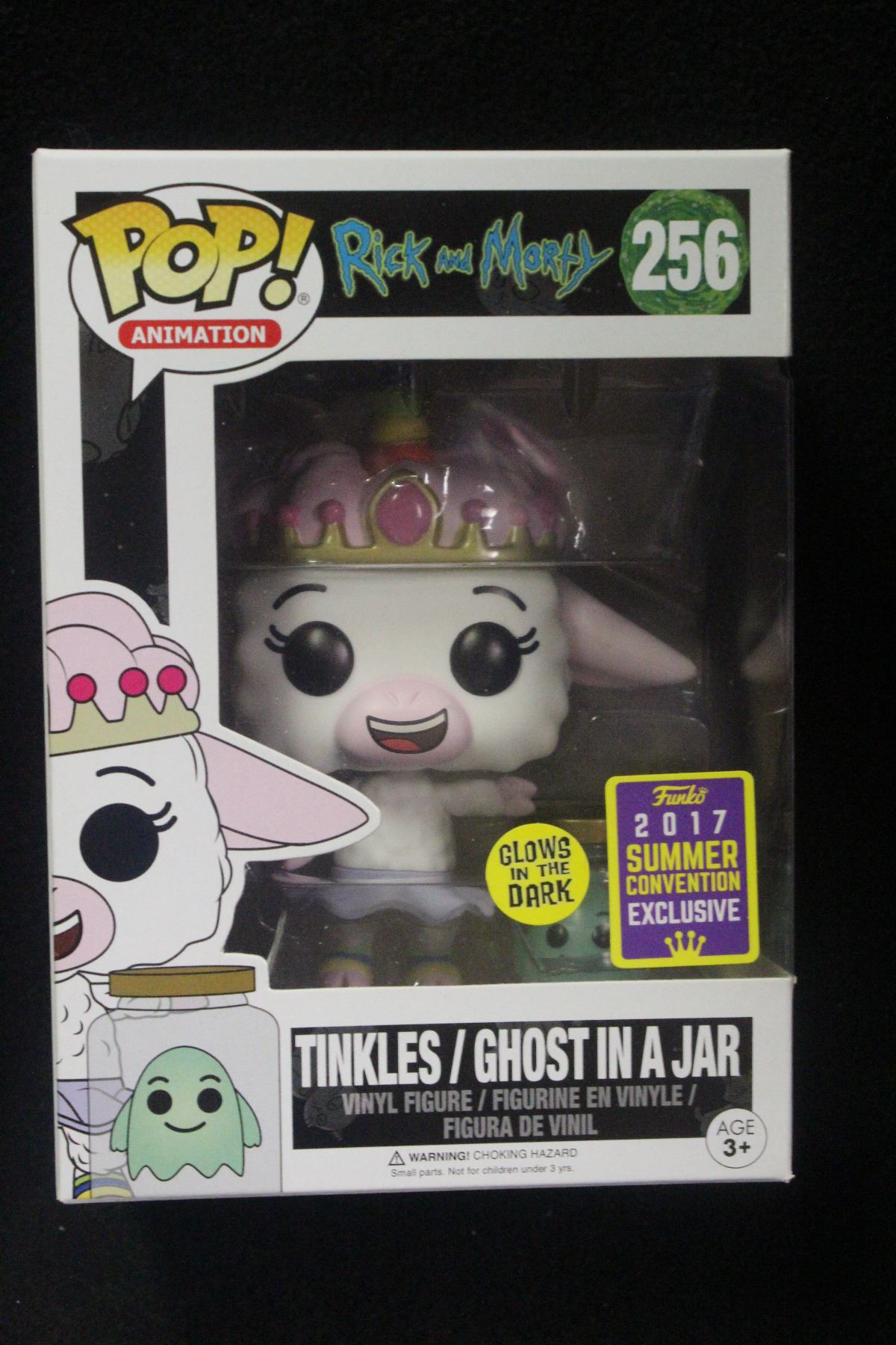 Funko Pop Vinyl Rick and Morty Tinkles with Ghost in the Jar Figure ...