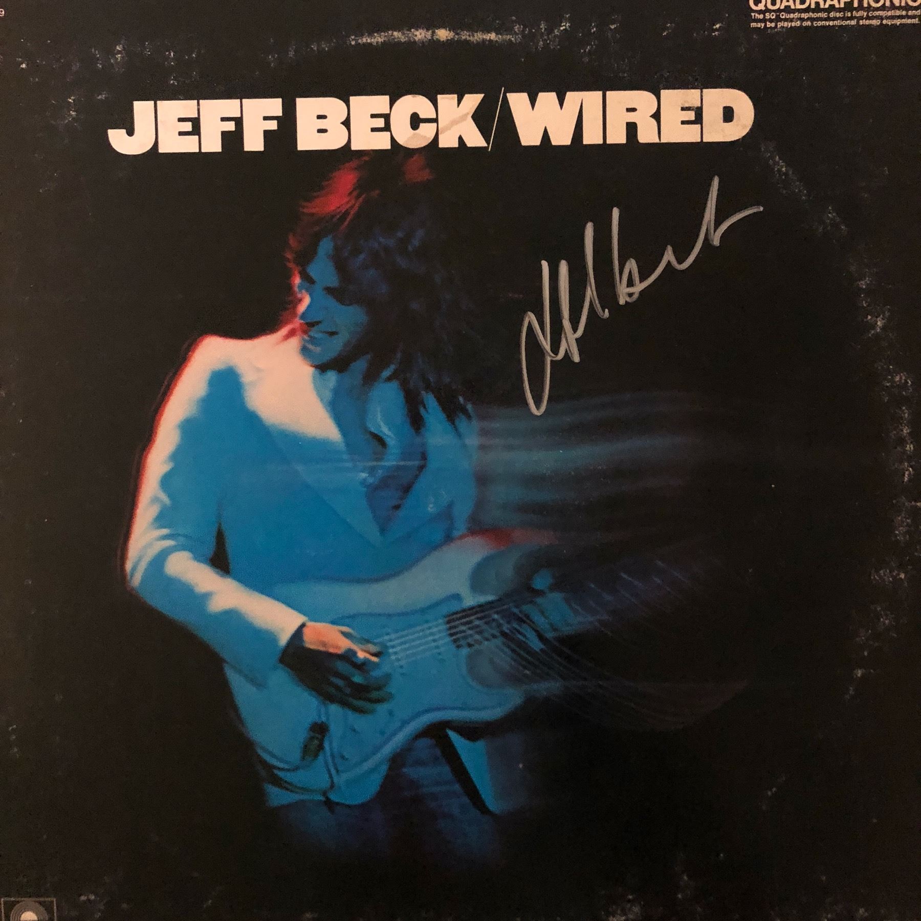 Jeff Beck Autographed Album