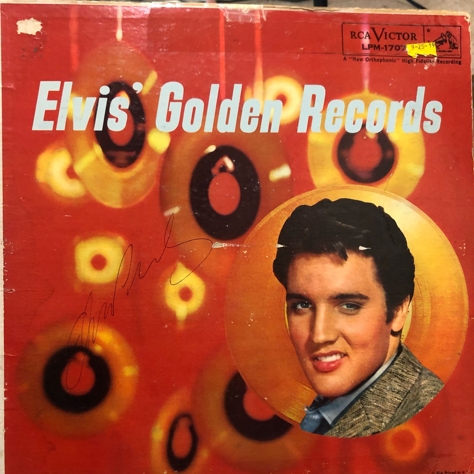 Elvis Presley Autographed Album