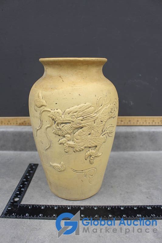 Large Medalta Dragon Vase - No Chips