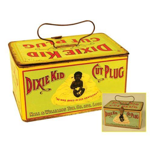 Dixie Kid Cut Plug Lunch Pail Tobacco Tin