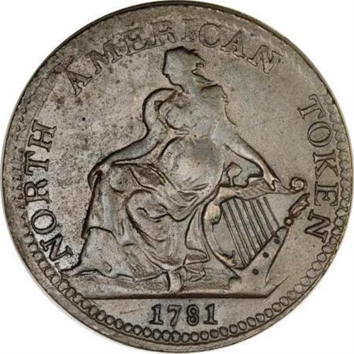 Uncertified Commerce 1781 North American Token