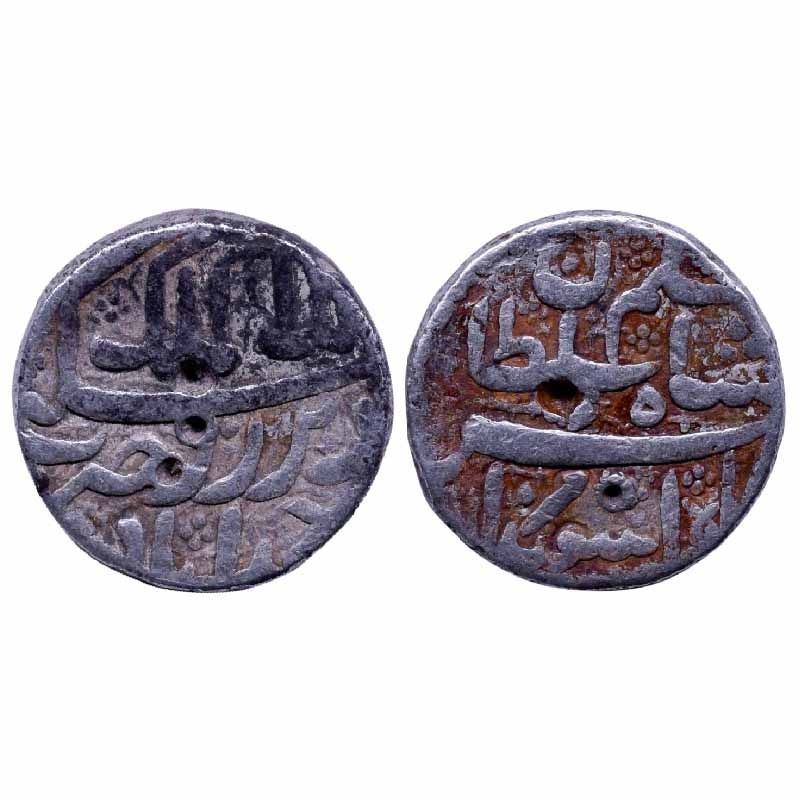 Jahangir as Salim, Silver Rupee, 11.32g, Ahmedabad Mint, Ilahi Month ...