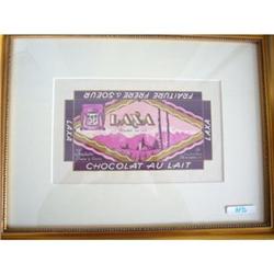 Original Vintage French Chocolate Label - Laxa #2040366