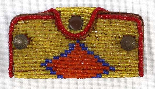 Vintage Native American Beaded Key Holder