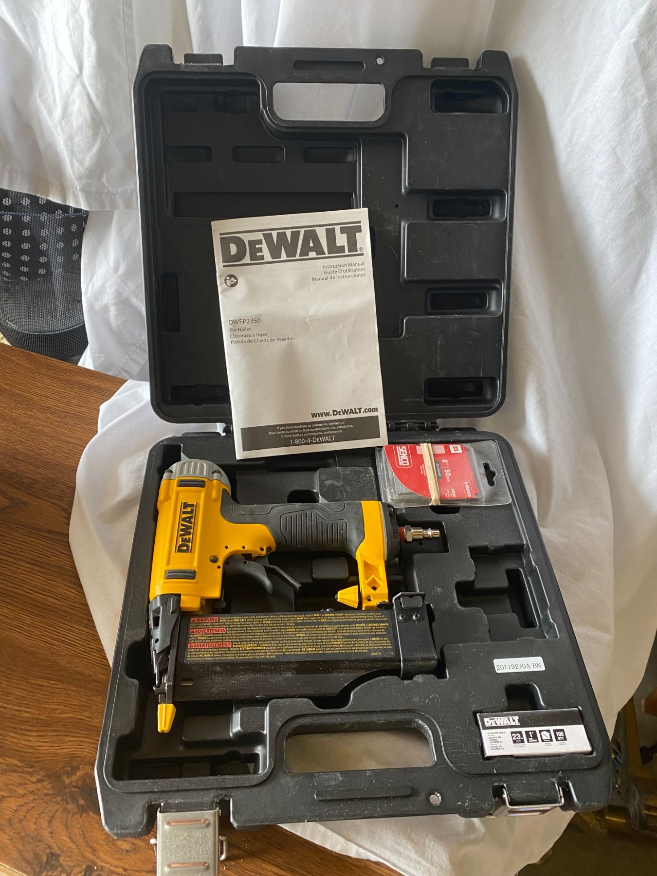 Dewalt pin nailer
