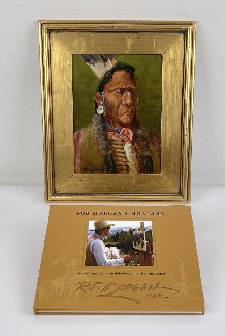 Robert Bob Morgan Montana Indian Painting