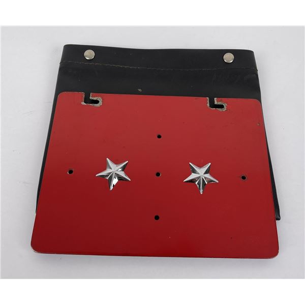 WW2 US Two Star General Jeep License Plate