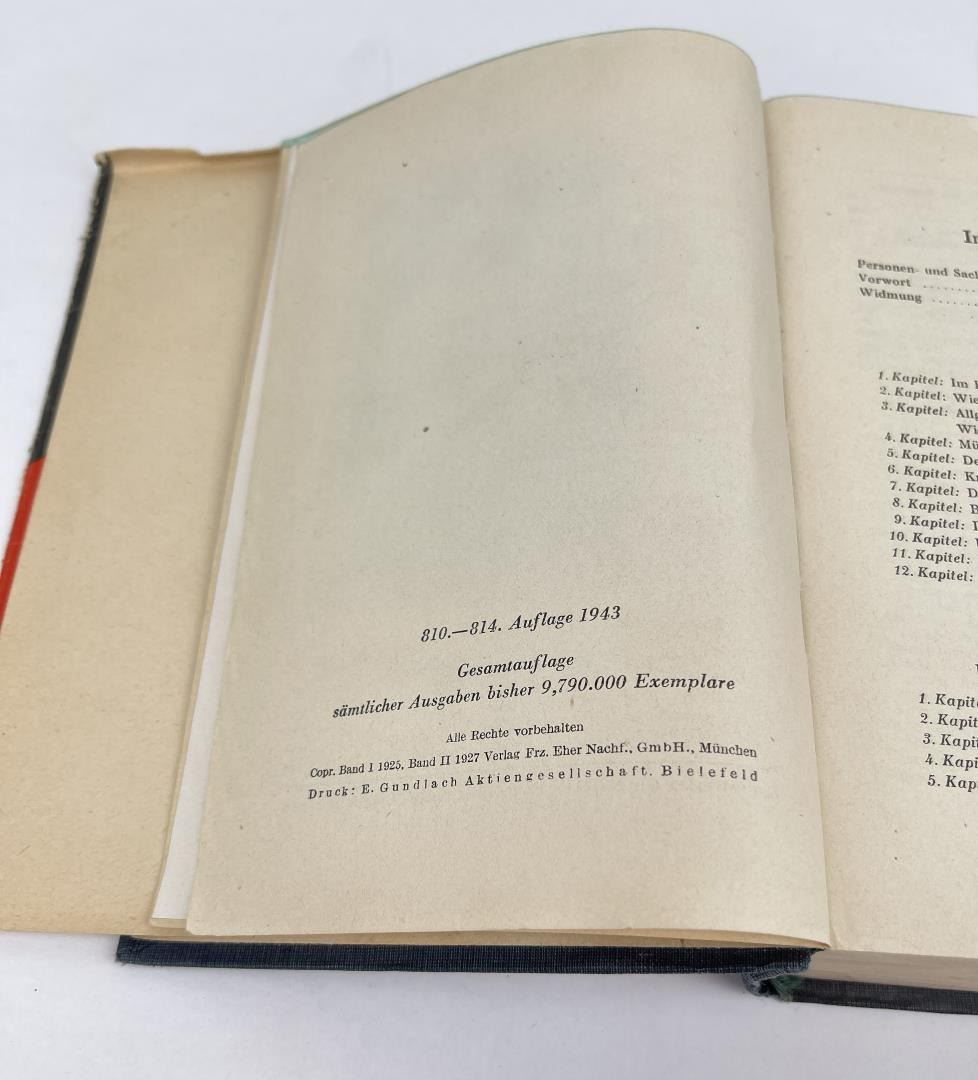 Adolf Hitler Mein Kampf w/ Dust Jacket NSDAP