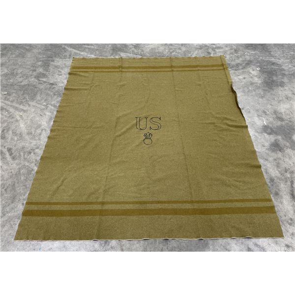 WW1 US Cavalry Ordnance Wool Horse Blanket