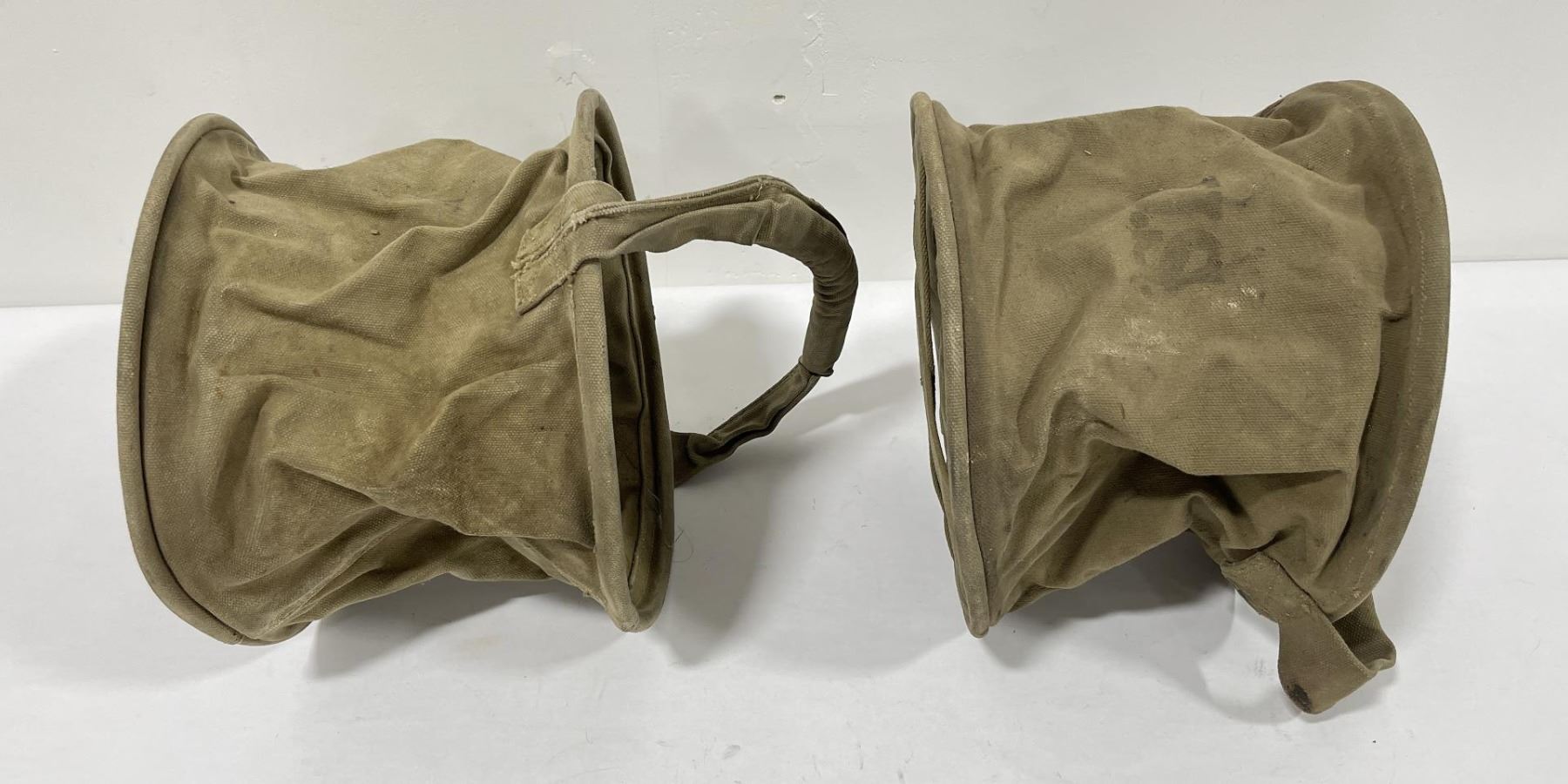 Pair of WW2 US Army Cavalry Water Buckets