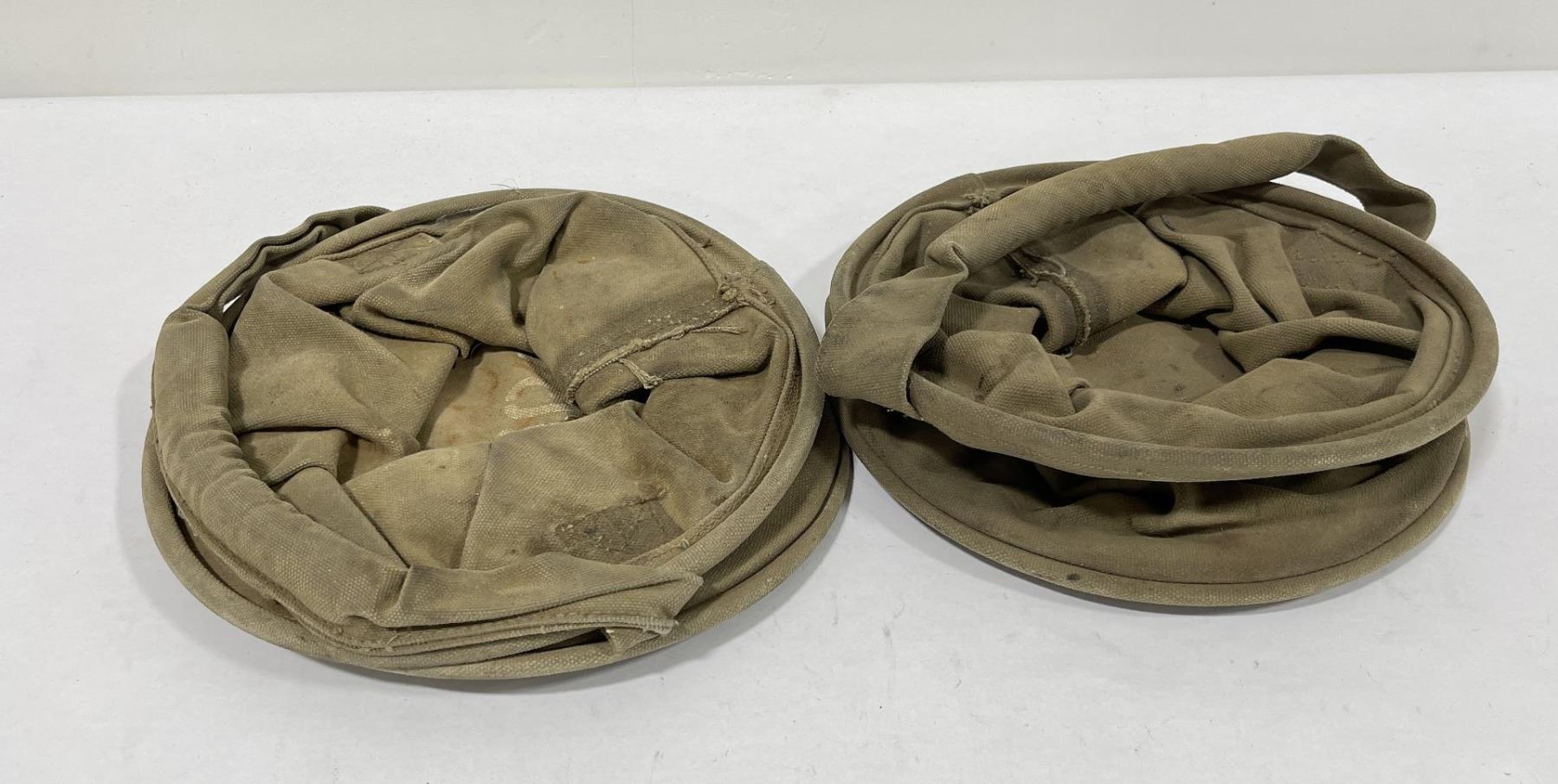 Pair of WW2 US Army Cavalry Water Buckets