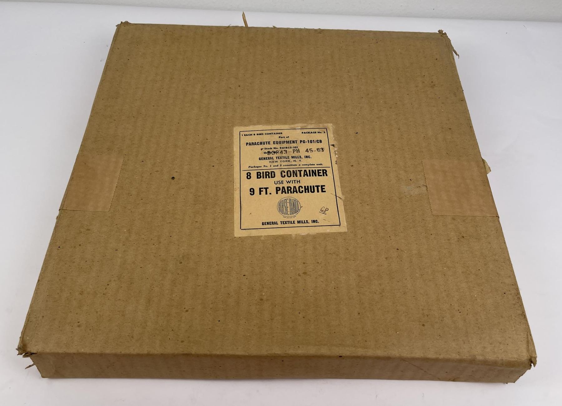 WW2 Paratrooper PG-101/CB 8 Bird Pigeon Airborne