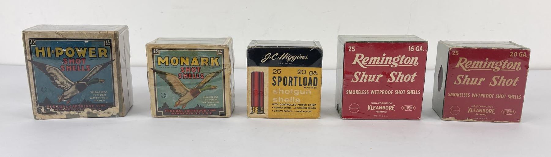 Antique Shotgun Shell Box Collection