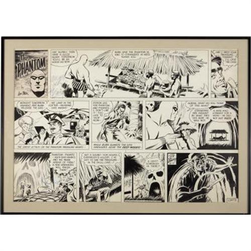 Sy Barry The Phantom Sunday Comic Strip Art