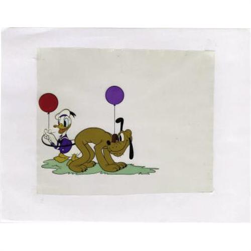 Donald Duck and Pluto Illustration Original Art