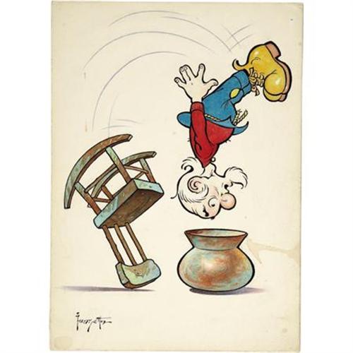 Frank Frazetta - Li'l Abner’s Pappy Yokum Art