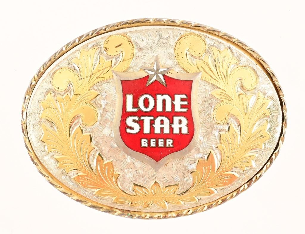 1970's Lone Star Beer Belt Buckle