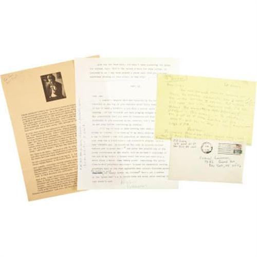 Frank Belknap Long Signed Items Samuel Loveman