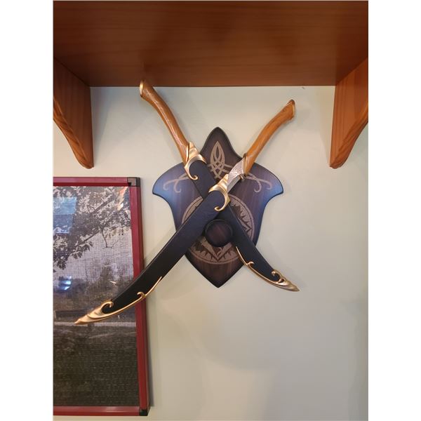 Legolas Dual Swords and Sheaths / Stainless, 22"