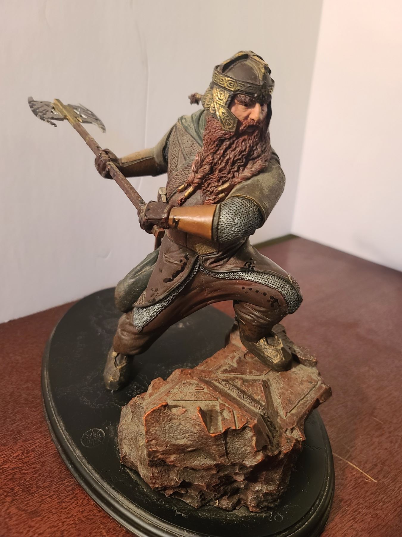 Gimli Son Of Gloin - #0054/2000 - Damage To Axe, 9"