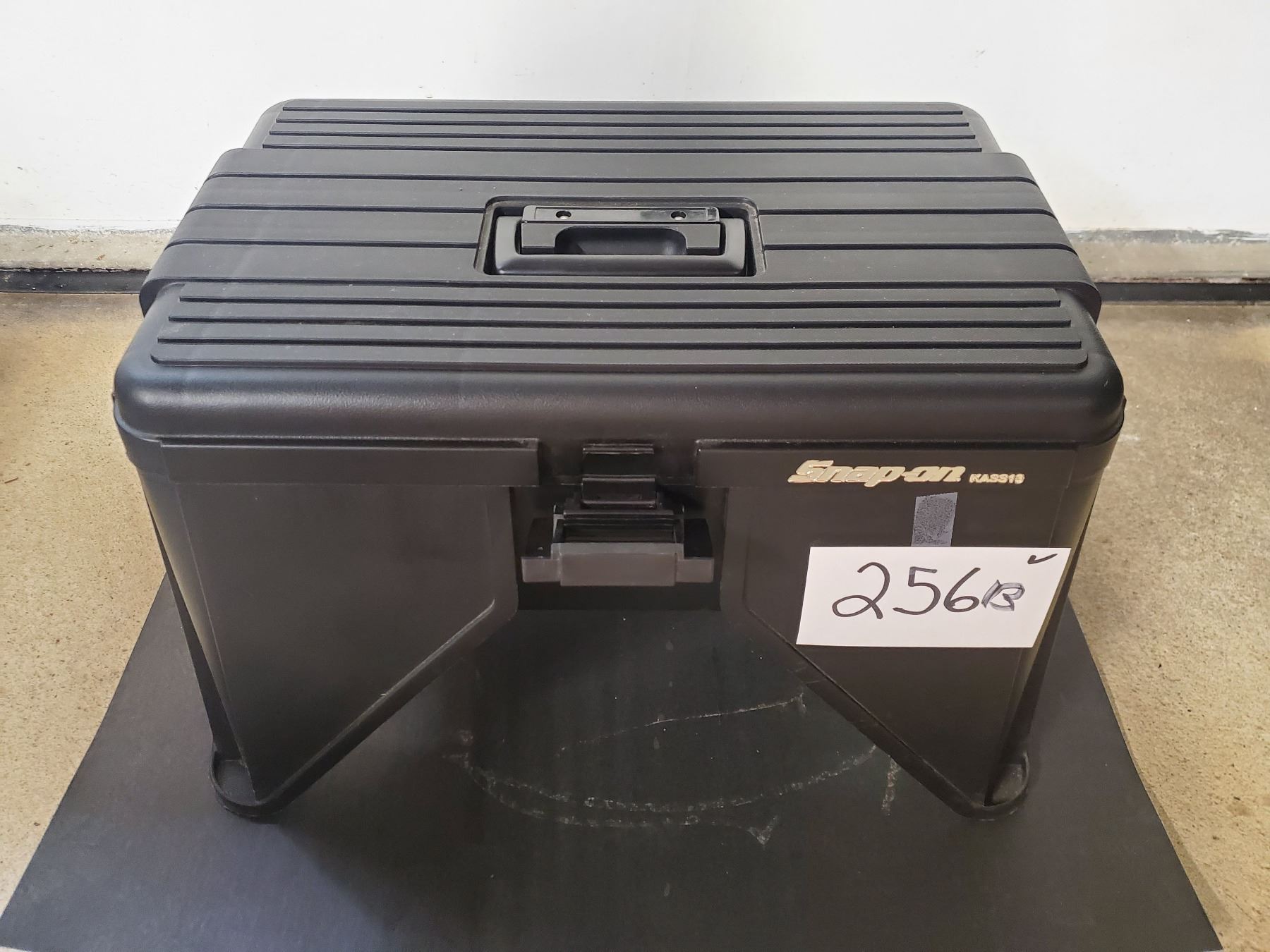 SnapOn plastic step stool tool box