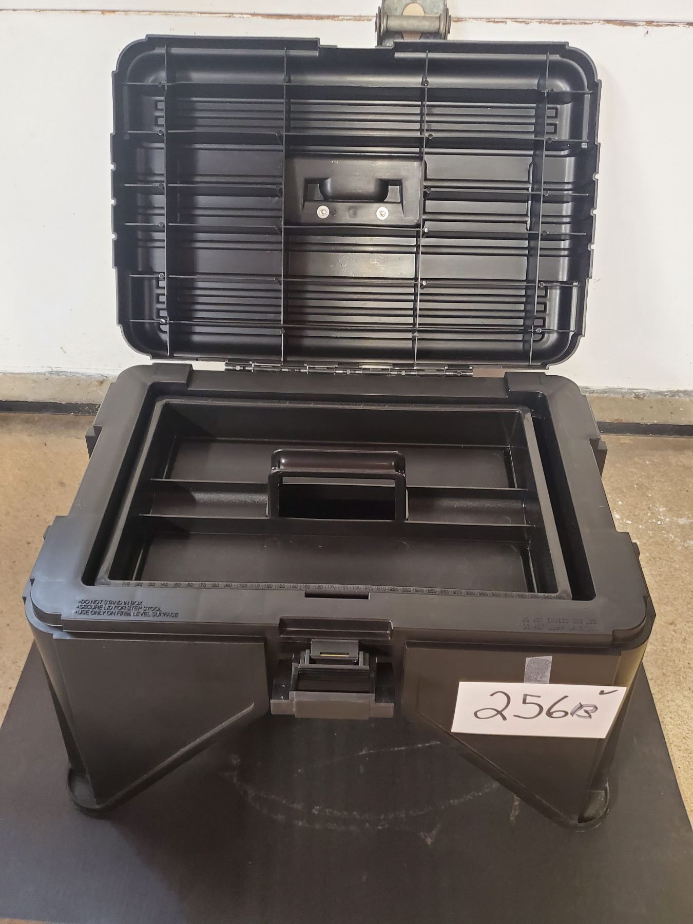 SnapOn plastic step stool tool box