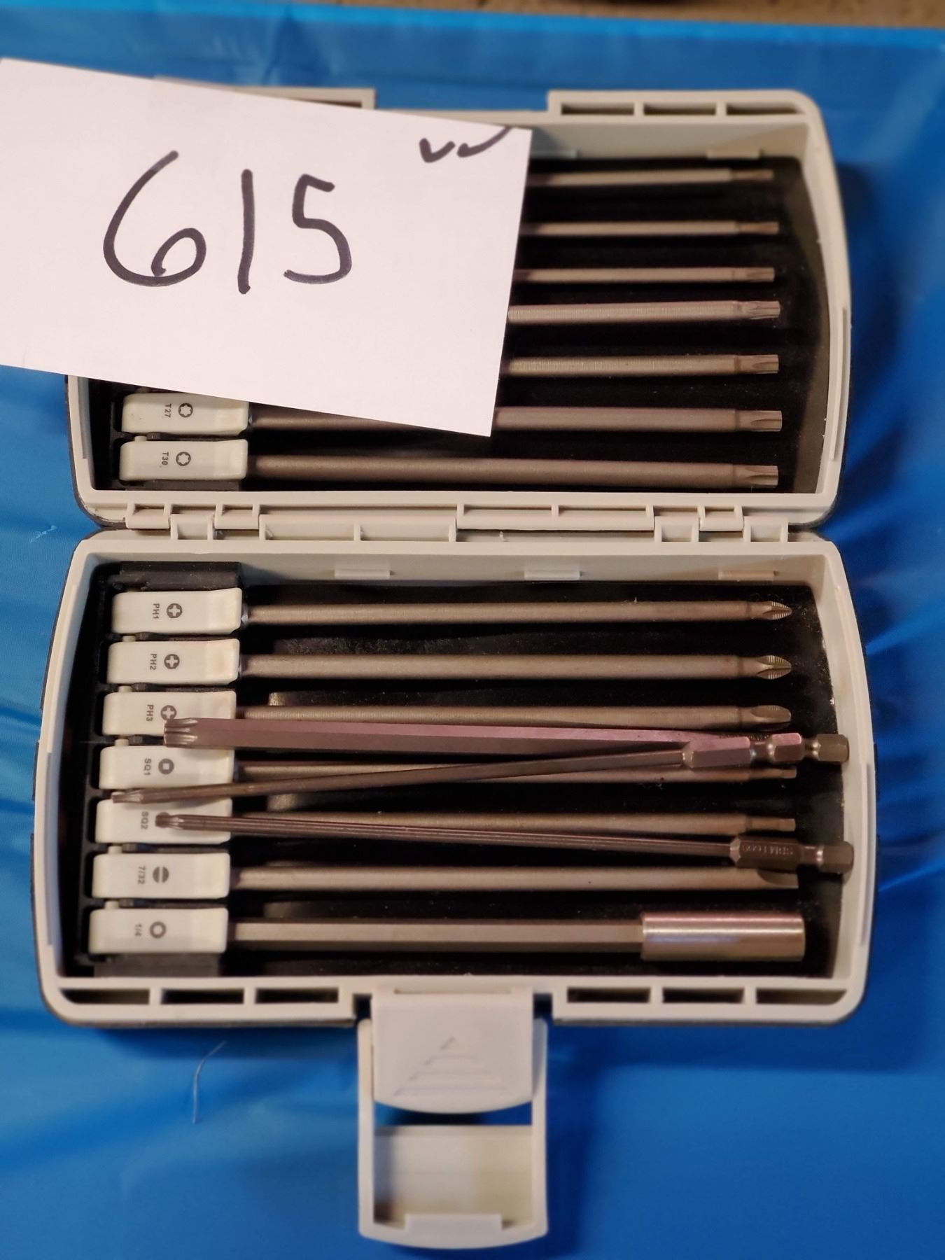 BLUE POINT 17 PC SCREW AND TORX SET W/ CASE