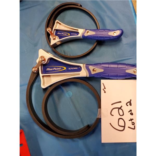 BLUE POINT LOT OF 2 OIL FILTER TOOLS BLPSTWR6, BLPSWR4