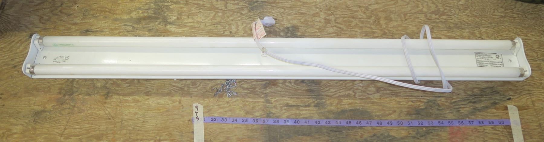 Plug In Fluorescent Light Fixture - Schmalz Auctions