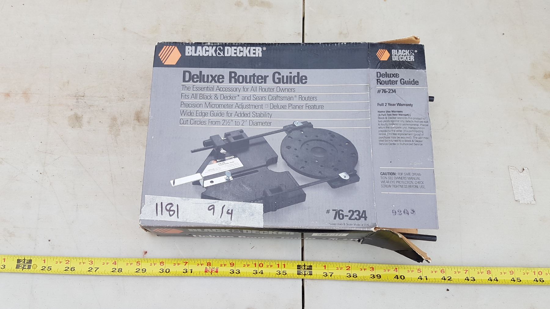 Black & Decker Router Guide