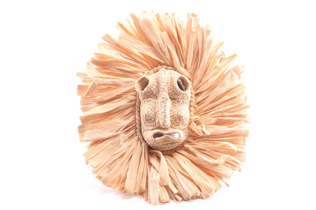 Northeastern Iroquois Corn Husk Face Medicine Mask | Barnebys