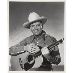 Gene Autry Signed Photograph