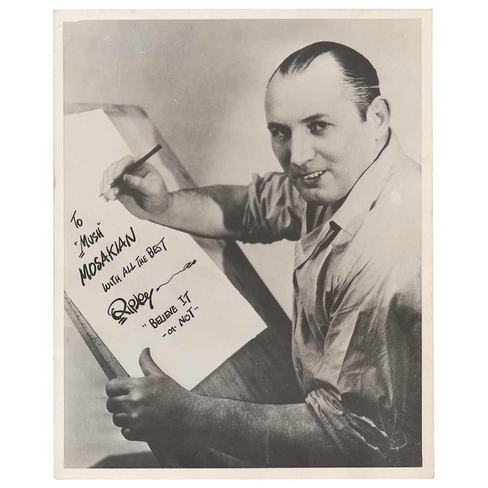 Robert Ripley Signed Photograph