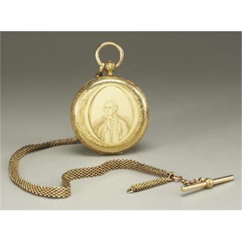George Washington: Solid 18K Gold Pocket Watch