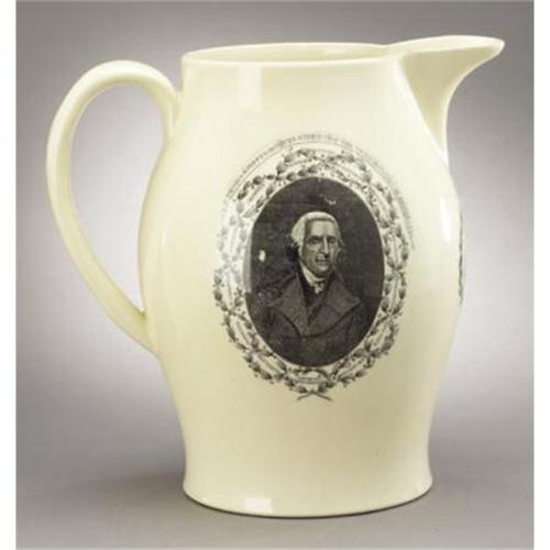Thomas Jefferson: Contemporary Liverpool Jug