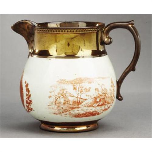 Andrew Jackson: Rare Copper Lustre Pitcher