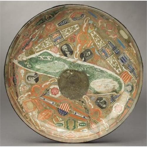 McKinley & Roosevelt: Cigar Band Label Art Dish.