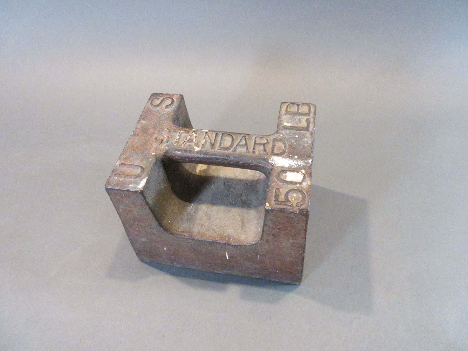 Marked US Standard 50 LB Horse Drop- 6" X 8" X 6"