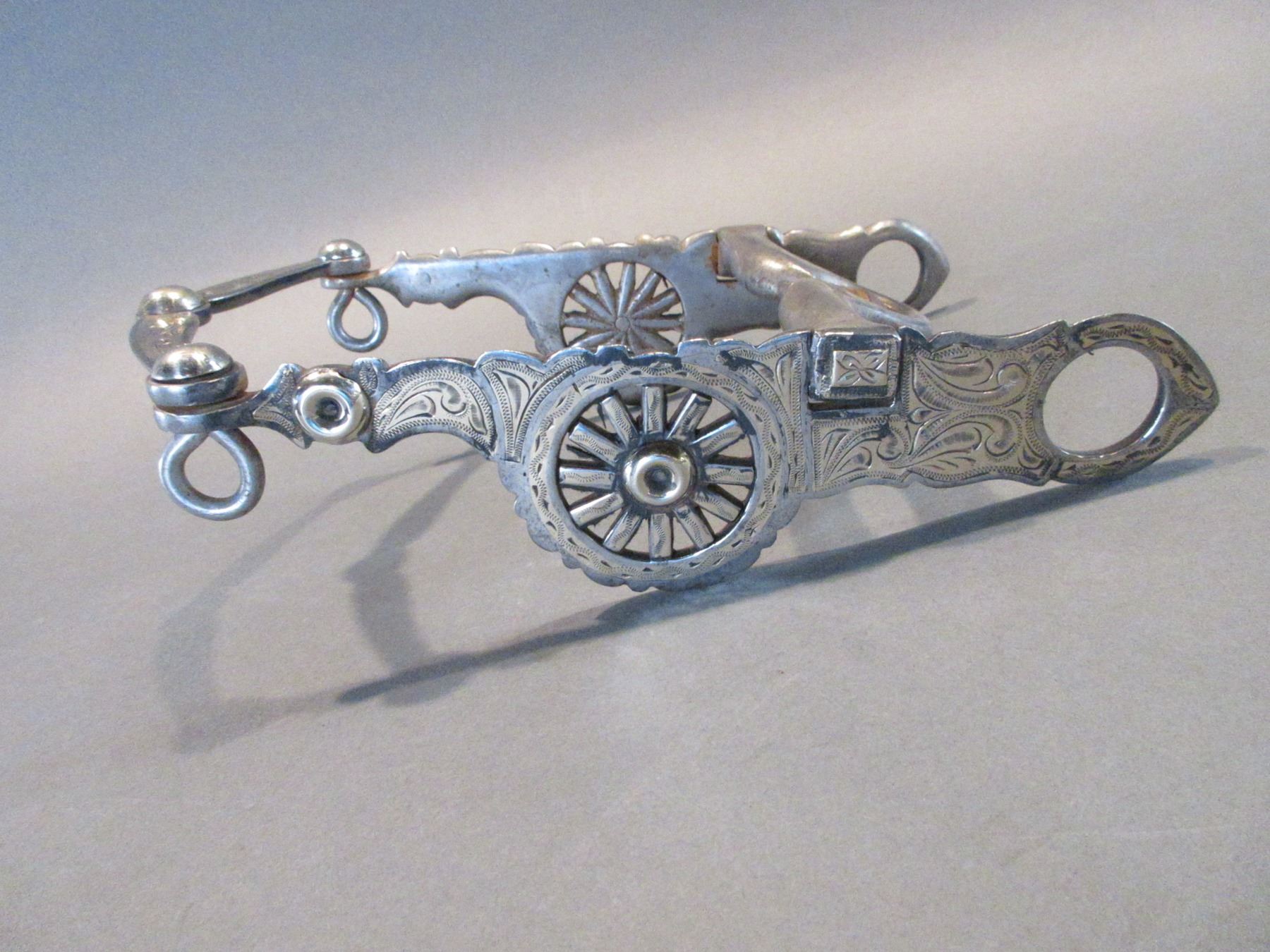 Marked B-C Silver Overlaid Bit- Santa Barbara Cheek- Heavy Bars With ...