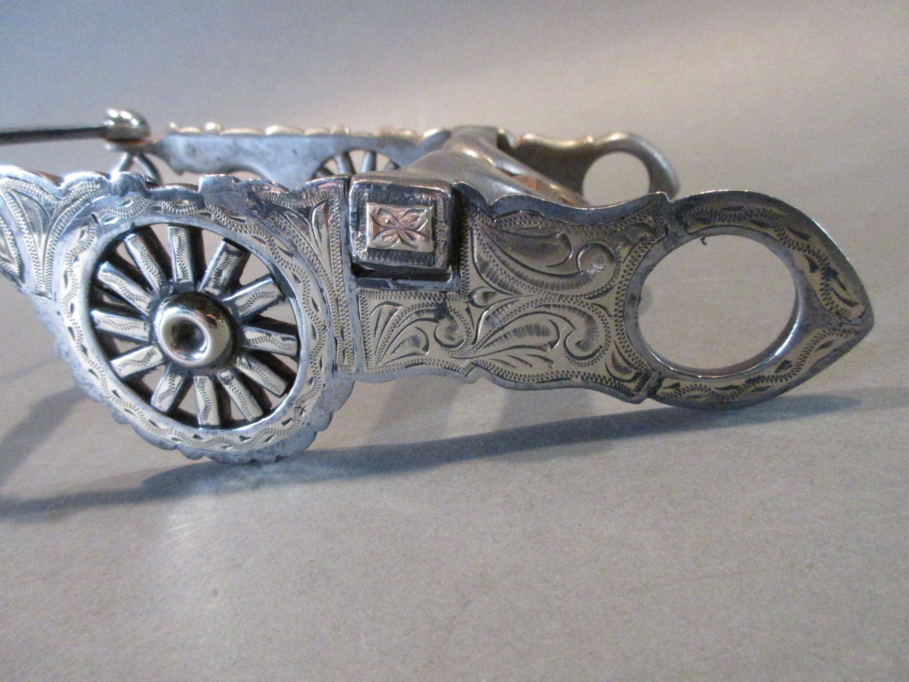 Marked B-C Silver Overlaid Bit- Santa Barbara Cheek- Heavy Bars With ...