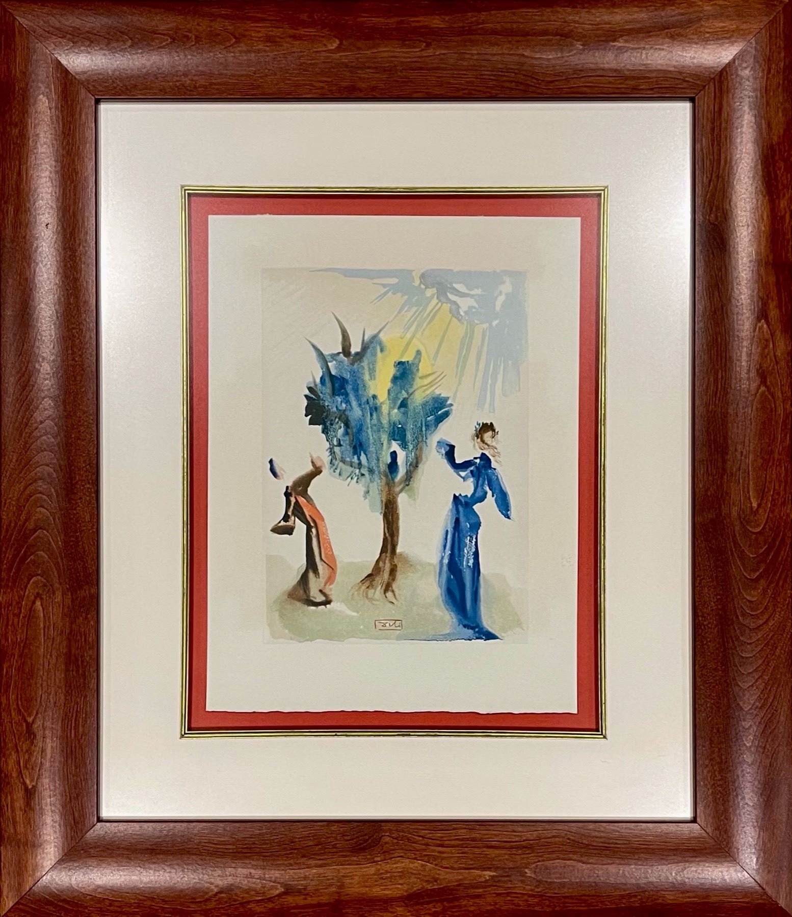 Salvador Dali, Original woodblock engraving