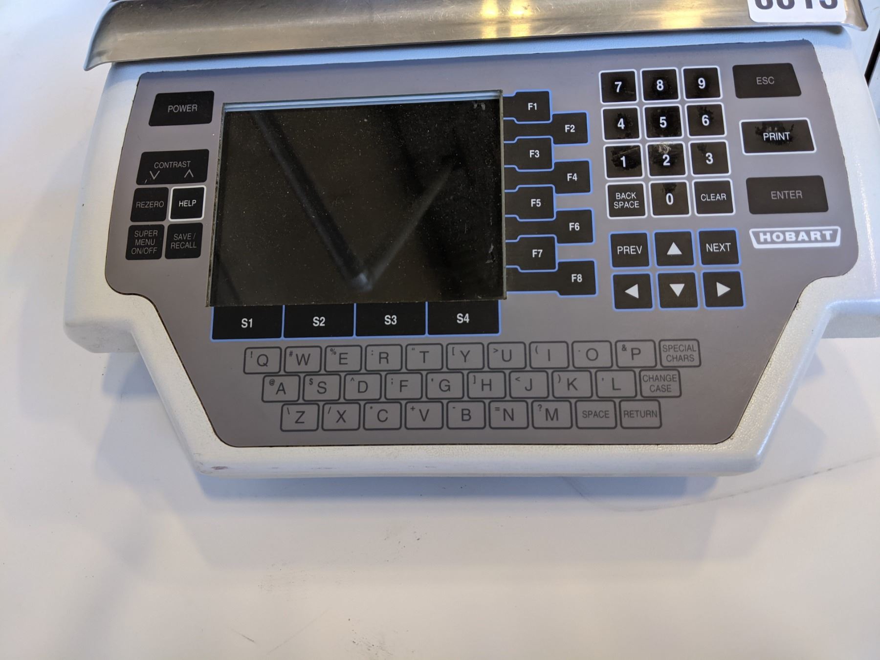 HOBART Digital Commercail Weighing Scale w/label printer Model no ...