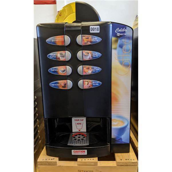 New Necta colibri espresso/coffee beanie to cup commercial