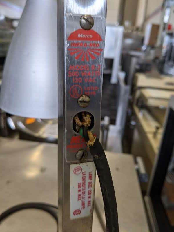 Dual Heat Lamp Food Warmer by Merco - Model no. B-2 - (Approx. 15" x 14 ...